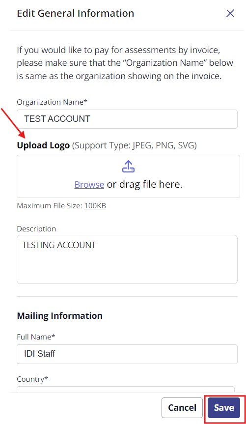 How to Add a Logo to an Organizational Account Switcher – IDI, LLC